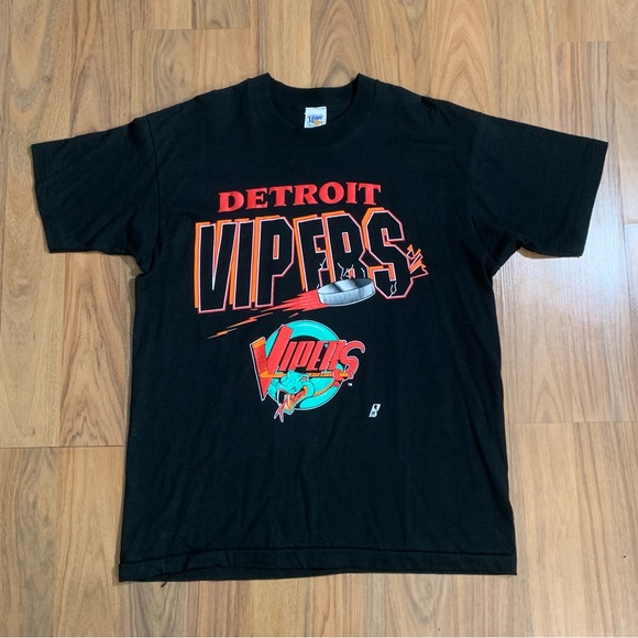 Vintage | Shirts | Vintage 9s Detroit Vipers Ihl Minor League Hockey ...